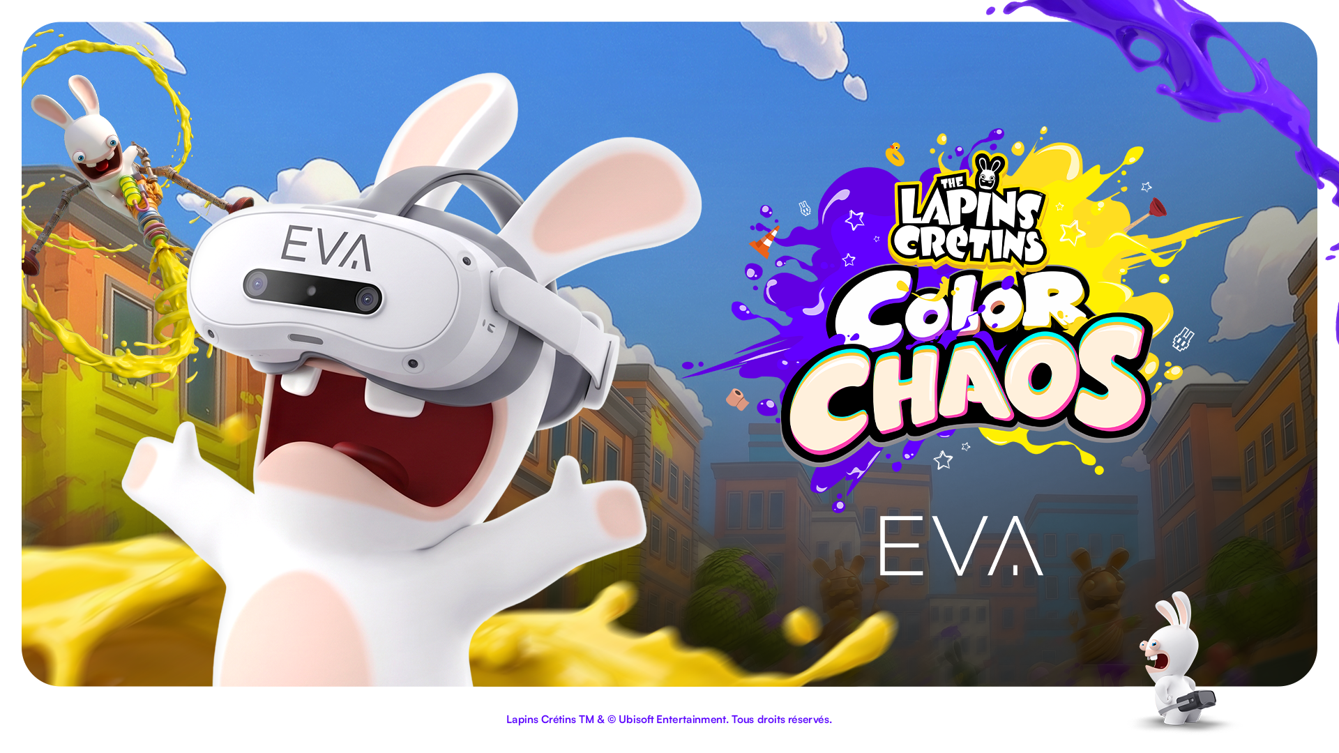 Les Lapins Crétins débarquent chez EVA avec Color Chaos, une nouvelle ...